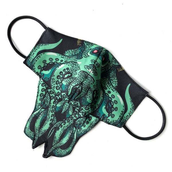 Octopus Mask - Etsy