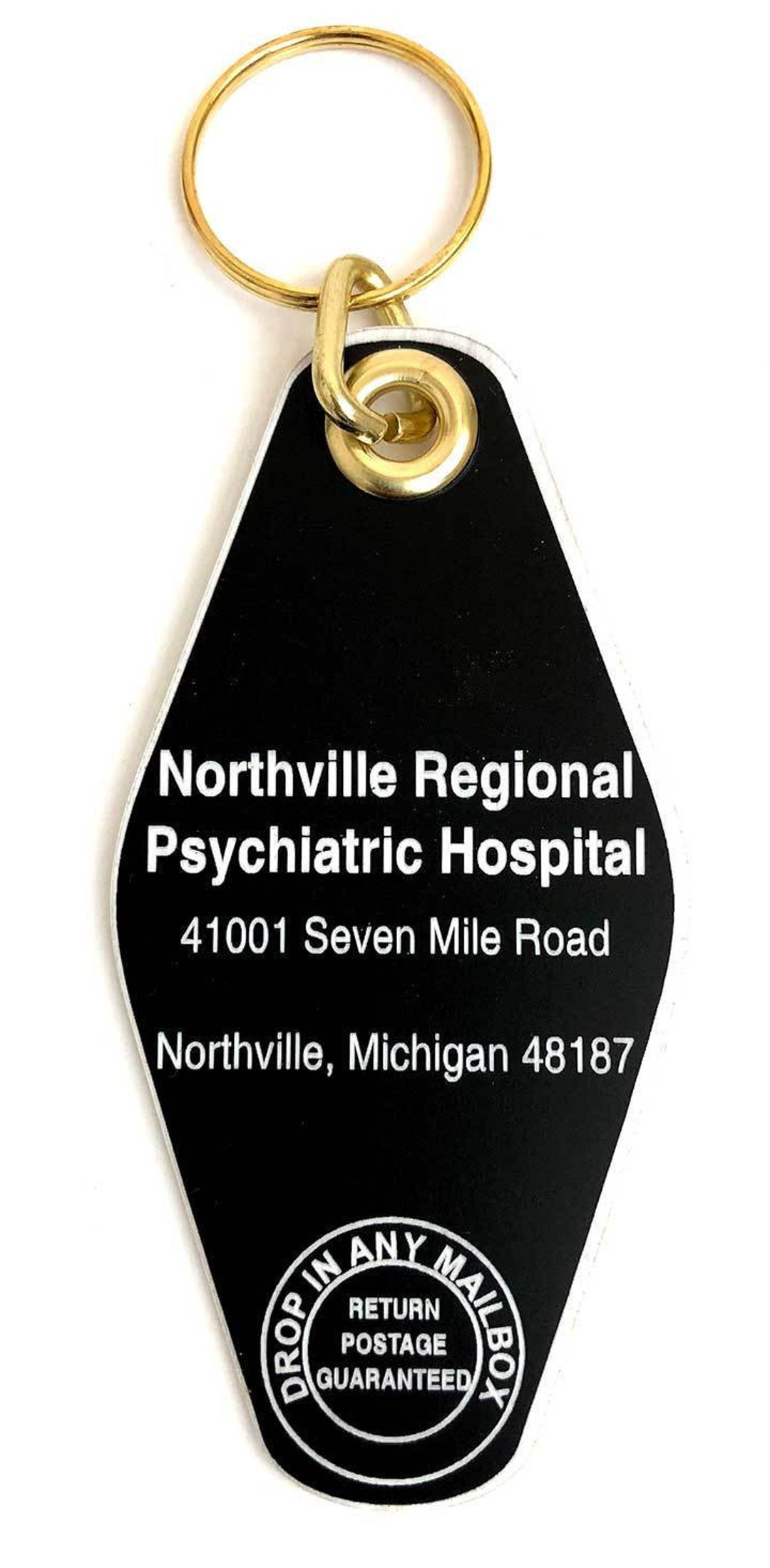 Northville Regional Psychiatric Hospital Motel Style Keychain - Etsy