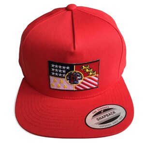 Detroit City Flag Snapback Cap. City of Detroit Flag Hat. Motor City ...
