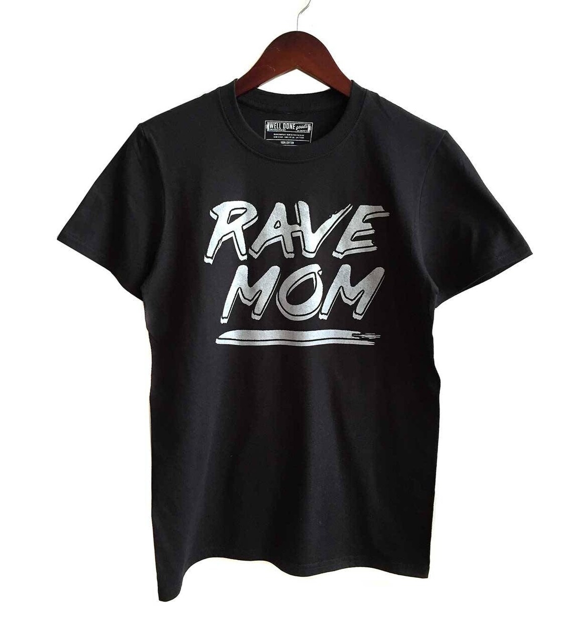 Rave Mom T-shirt Techno Shirt. Text Print Graphic Tee - Etsy