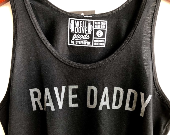 Rave Daddy Tank Top. Festival Clothing Funny T-shirt. Techno - Etsy
