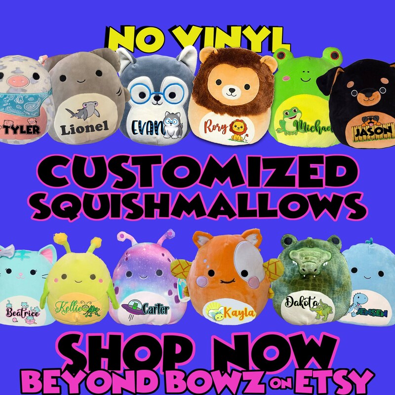 Custom Squishmallow - Etsy