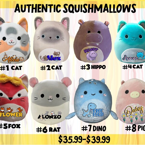 Custom Squishmallow - Etsy