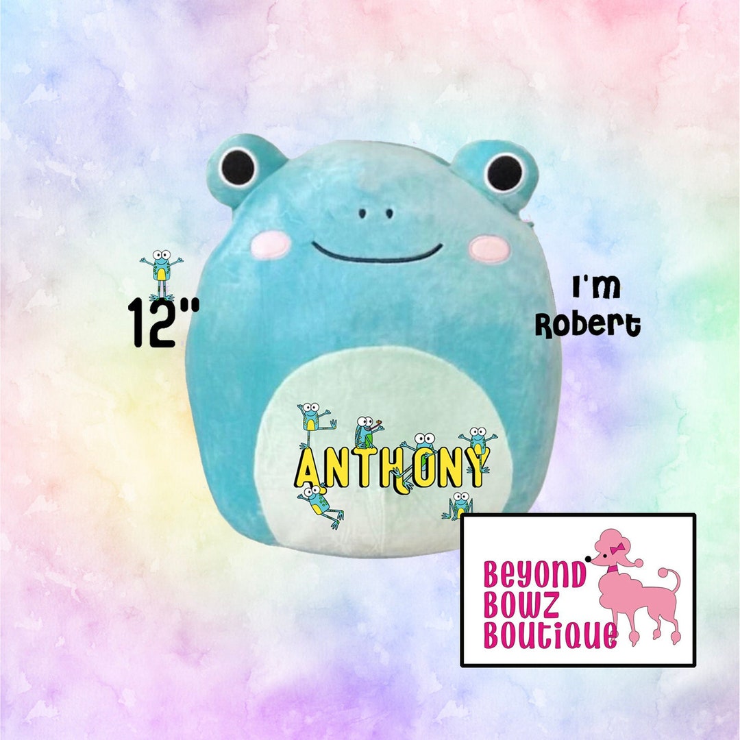Custom Robert Frog Squishmallow Plushie - Personalized Soft Toy (12 ...