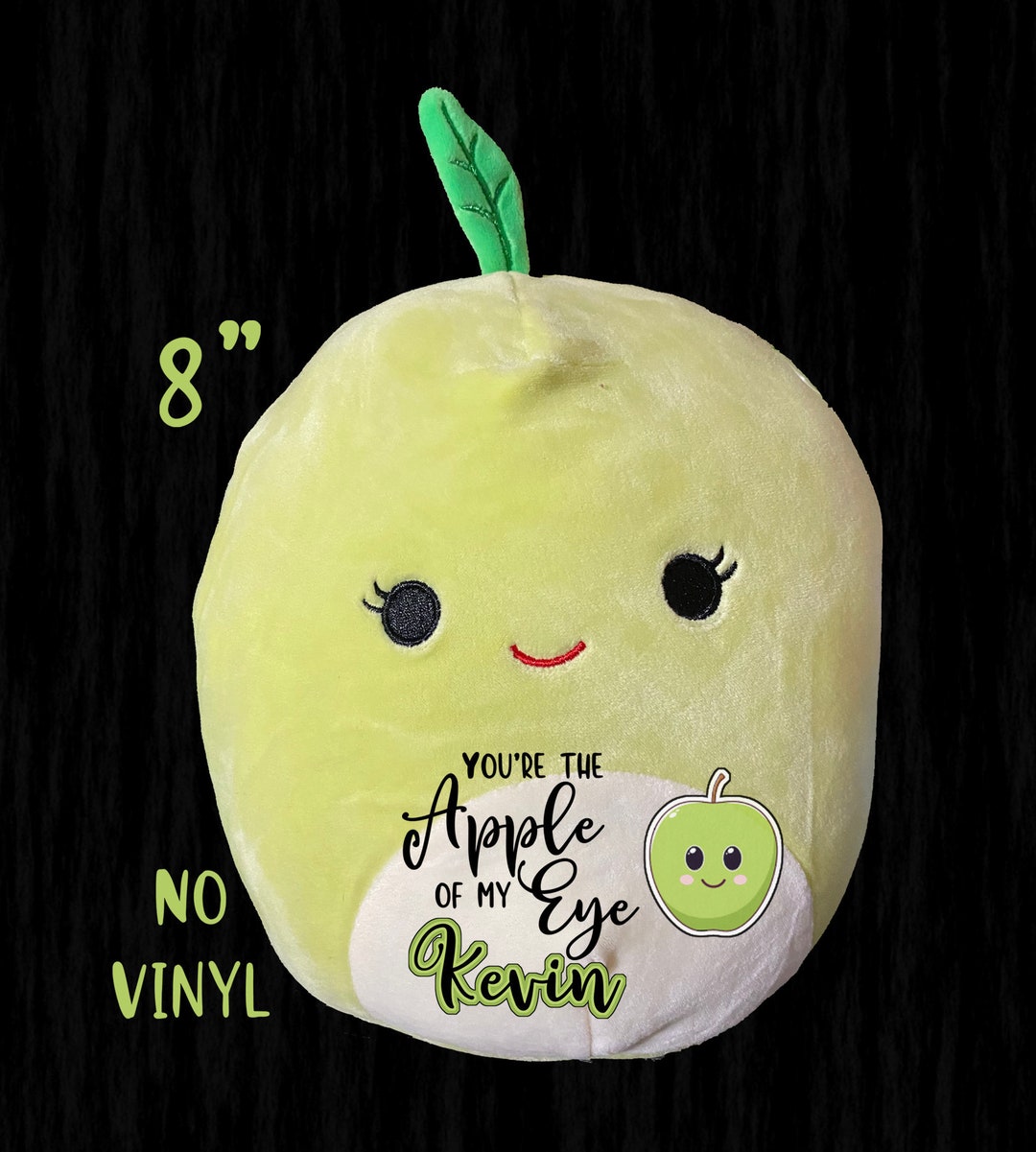 CUSTOMIZED APPLE Squishmallows Pillow, Personalized Plushie Gift ...