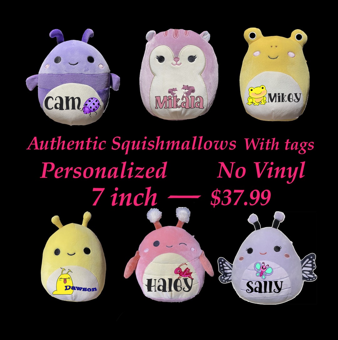 Custom Squishmallow Plush: Personalized Stuffed Animal, No-feel ...