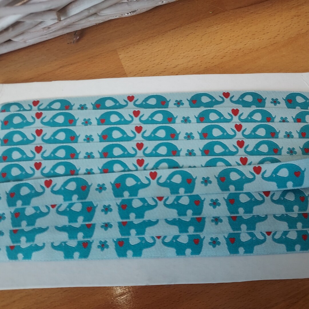 Ribbon With Elephants - Etsy