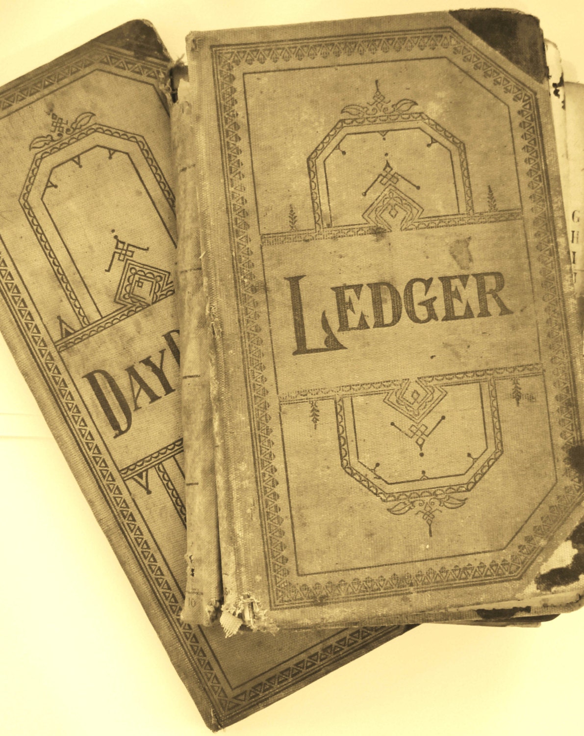 Antique Ledger Pages 100+ Years Old From Memphis Gin and Country ...
