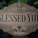 Blessed Yule Sign - Etsy