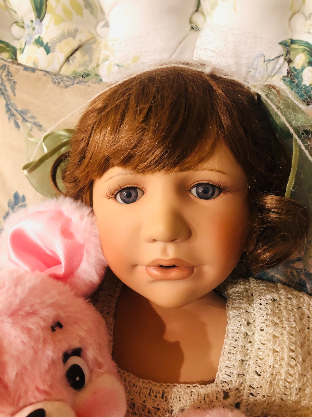 Last Mark Down AMAZING DOLLS Lot of 3 Beautiful Bisque and Cloth Dolls ...