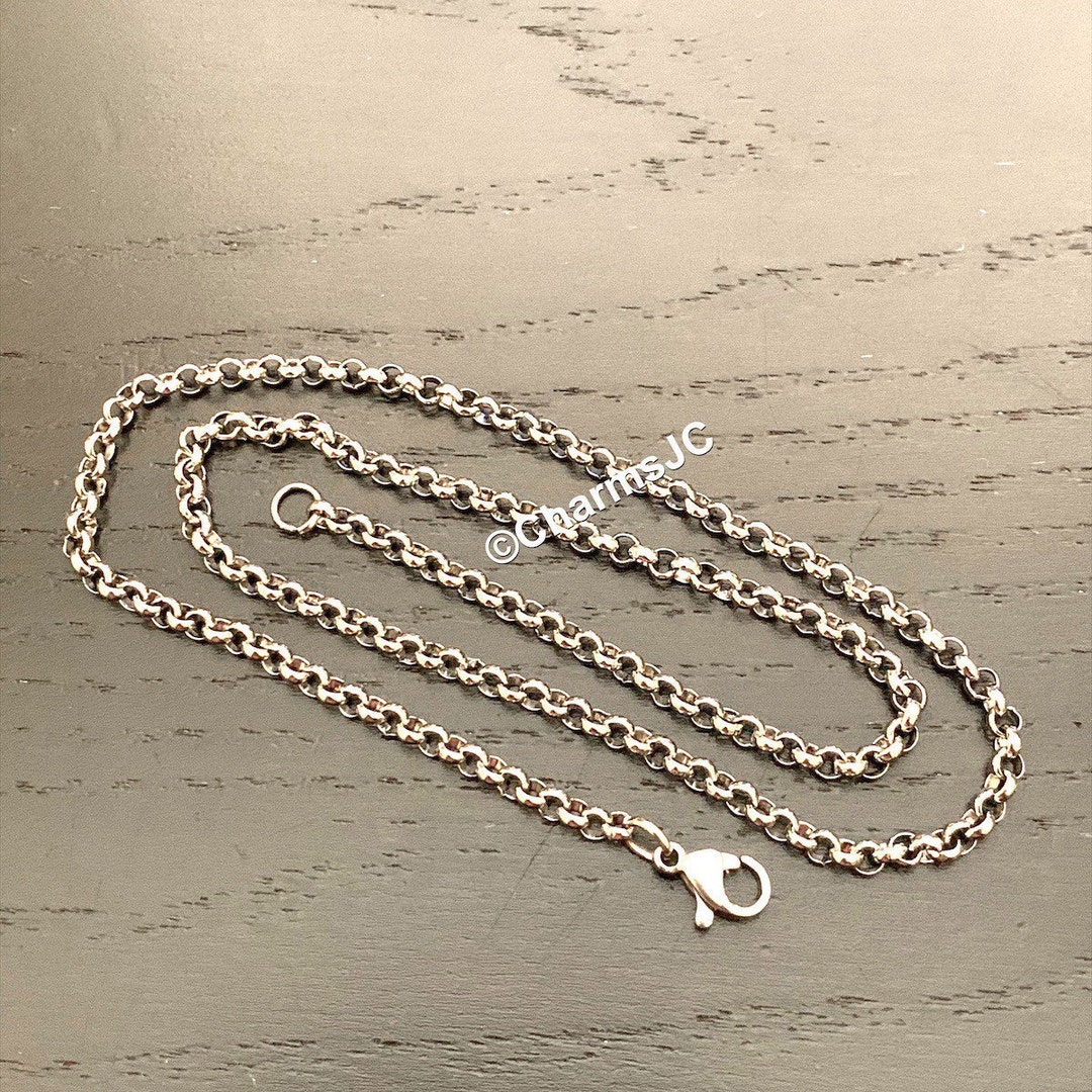 3mm Stainless Steel Rolo Chains - Necklace Chains for Jewelry Making ...