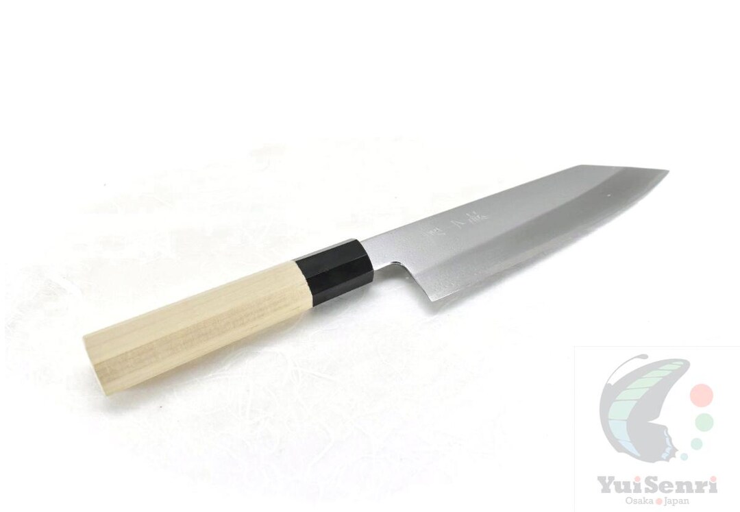 Yuisenri Original White Steel #2 Kengata Santoku(bunka) 170 Mm/6.7" With Octagonal Magnolia ...