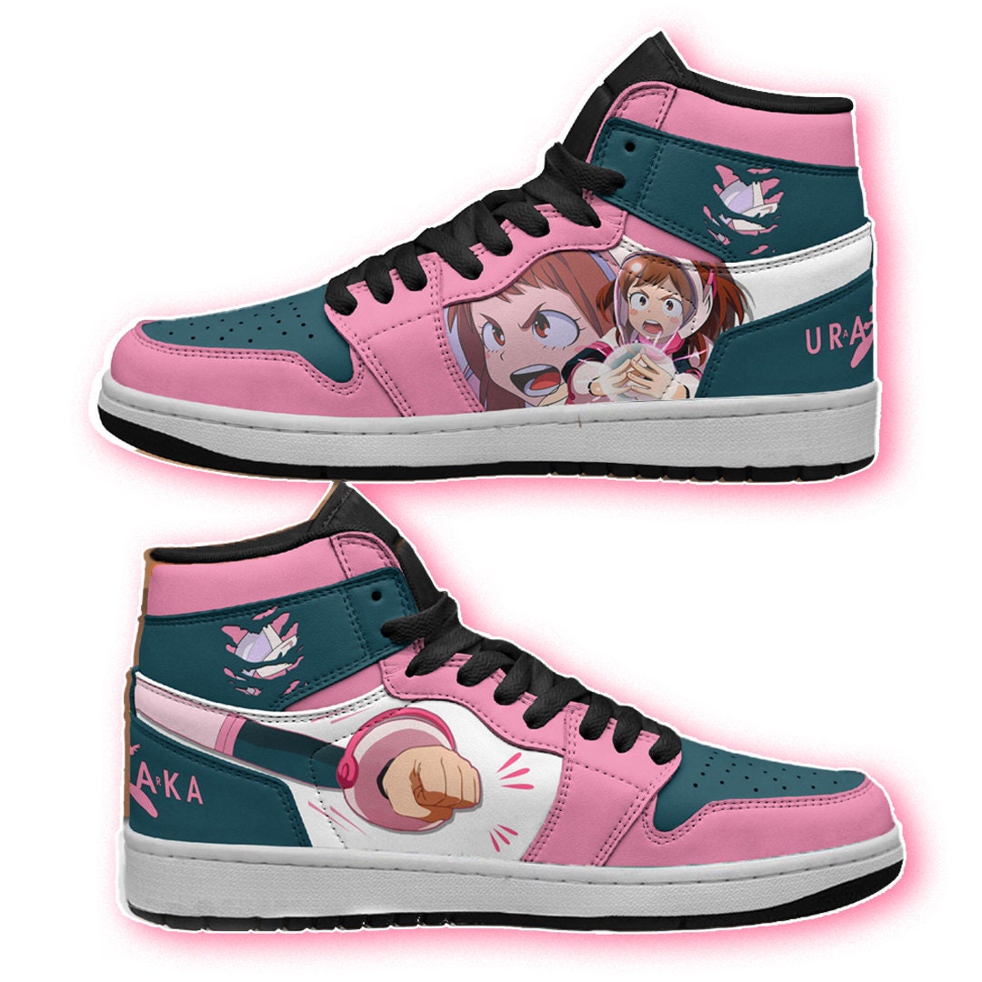 Ochako Uraraka Sneakers Limited Edition Anime Shoes - Etsy