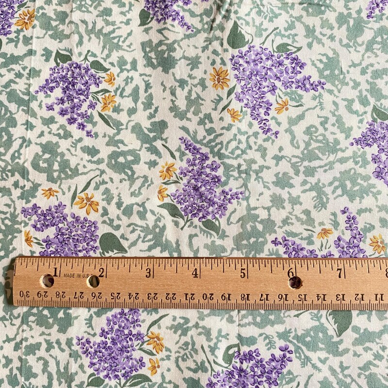 Lilac Floral Fabric - Etsy