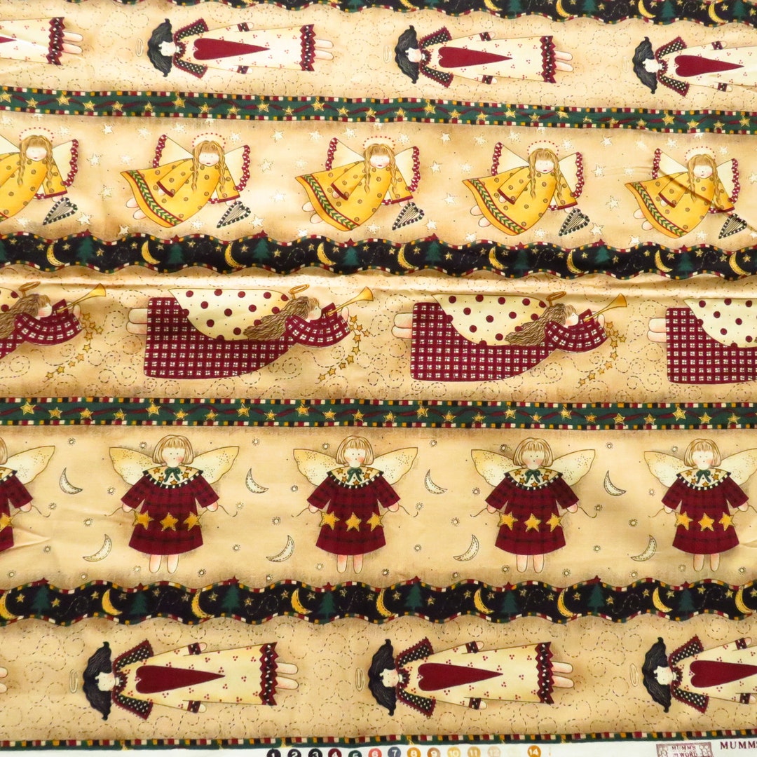Vintage Mumms the Word Debbie Mumm Fabric Angels 1 YD - Etsy