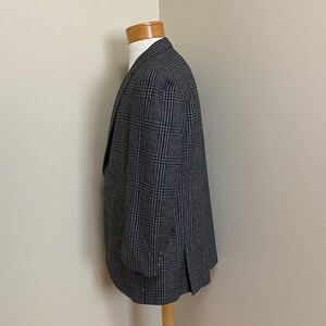Vintage Mens 1966 Plaid Sport Coat Brown Gray Judson Philips Approx 42R ...