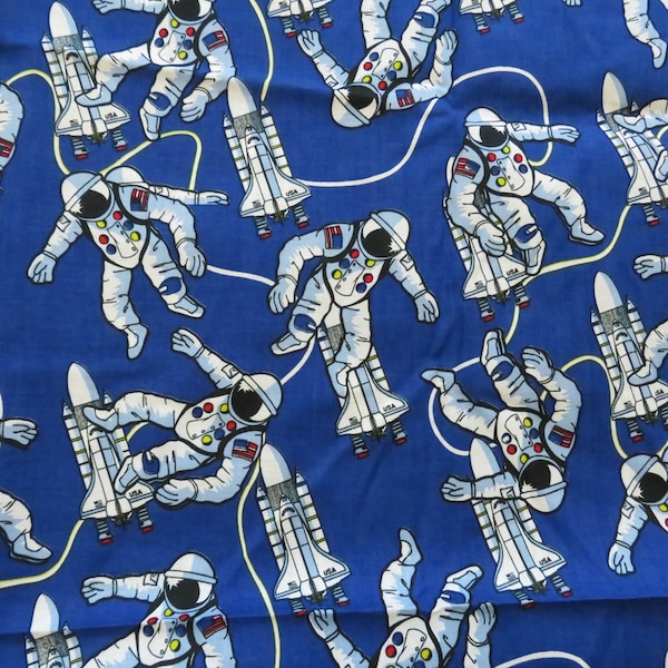 Astronaut Fabric - Etsy Australia