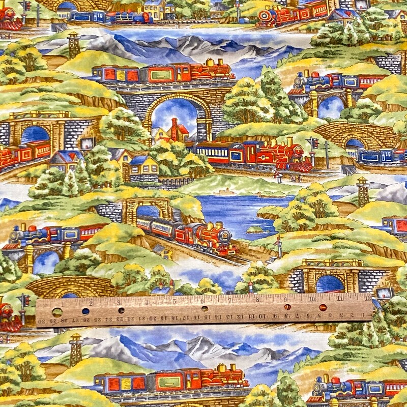 Train Fabric - Etsy