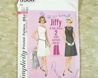 A Line Dress Pattern - Etsy