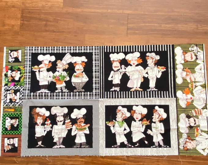 Cut Sew Novelty Chef Placemat Fabric Quilting Cotton 23x44 - Etsy