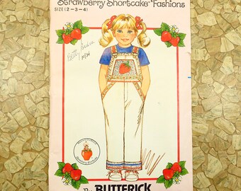 Strawberry Overalls - Etsy