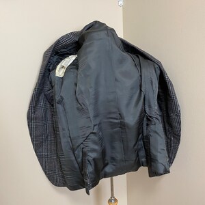 Vintage Mens 1966 Plaid Sport Coat Brown Gray Judson Philips Approx 42R ...