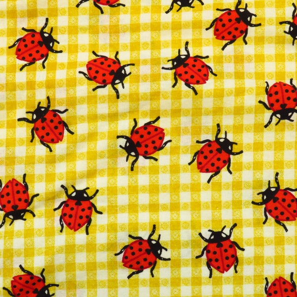 Ladybug Fabric - Etsy