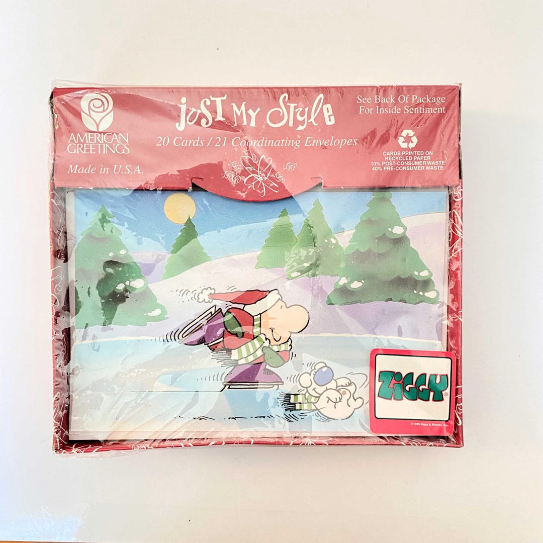 Vintage Ziggy Christmas Cards Boxed American Greetings - Etsy