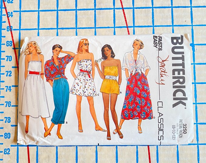Womens Uncut 1980s Romper Pattern Sizes 8 10 12 - Etsy