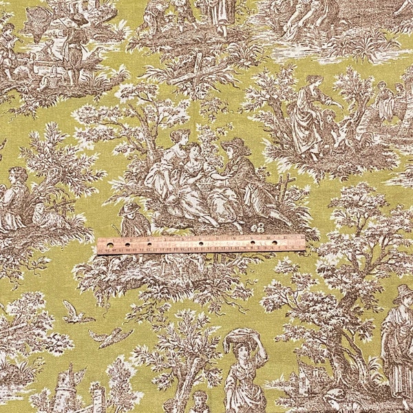 Toile Fabric - Etsy
