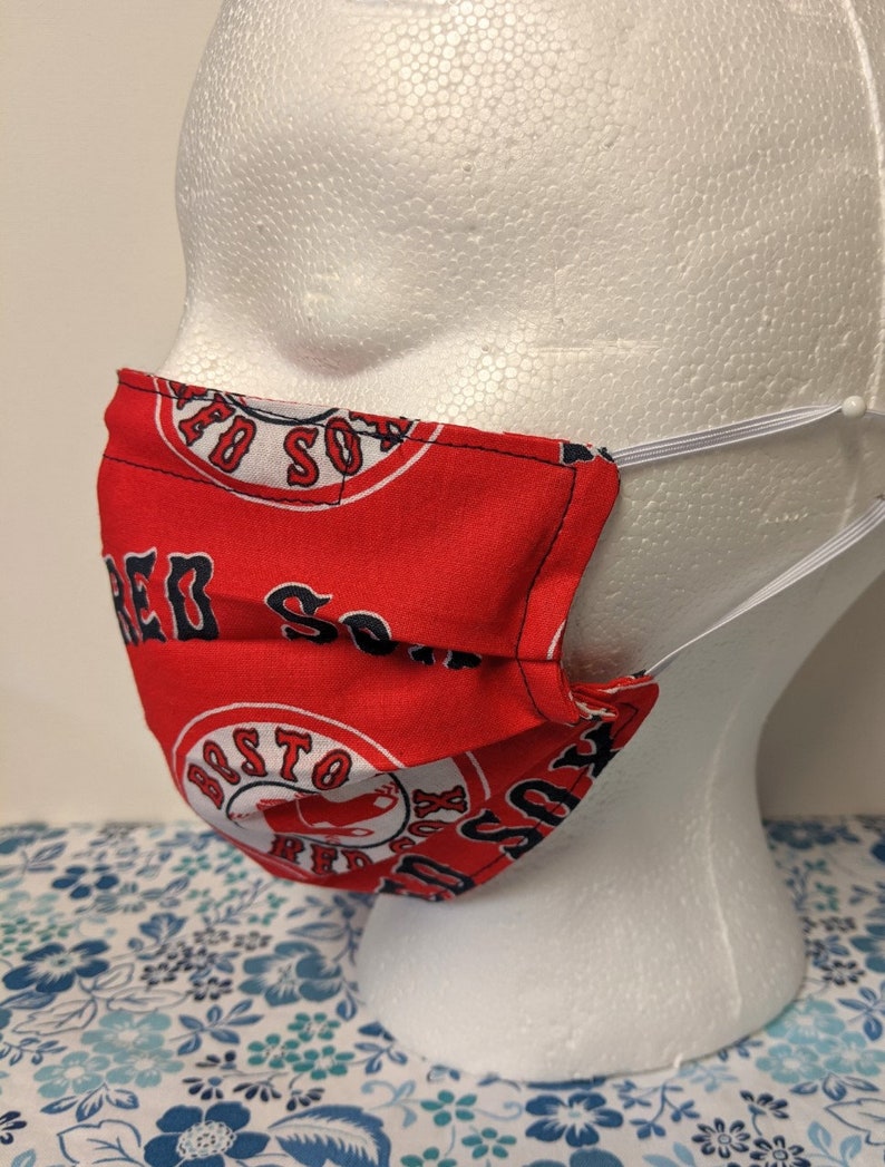 Boston Sports Teams Expandable/pleated Cotton Face Mask - Etsy