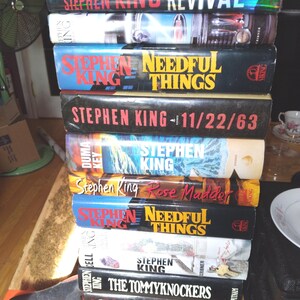 Large Lot of 13 Stephen King Hardcover Novel Collection With Dust ...