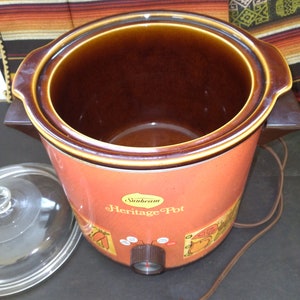 Vintage Sunbeam Heritage Crock Pot Slow Cooker 3.5 Qt - Etsy