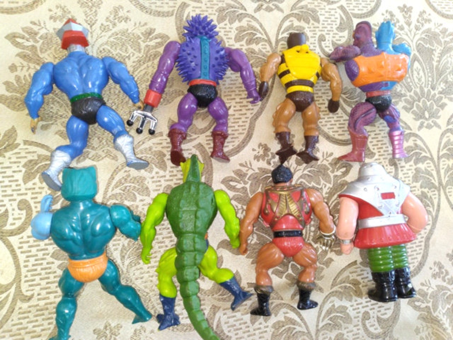 Vintage He Man Masters of the Universe MOTU Figures Lot Mattel 1981 8 ...