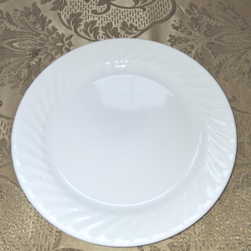 White Swirl Corelle Dishes - Etsy