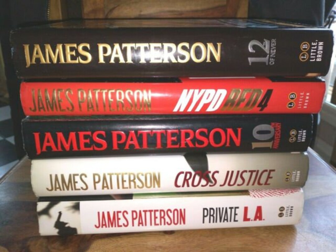 Lot of 5 JAMES PATTERSON Novels Hardcover 1st Editions W/ Dust Jackets ...