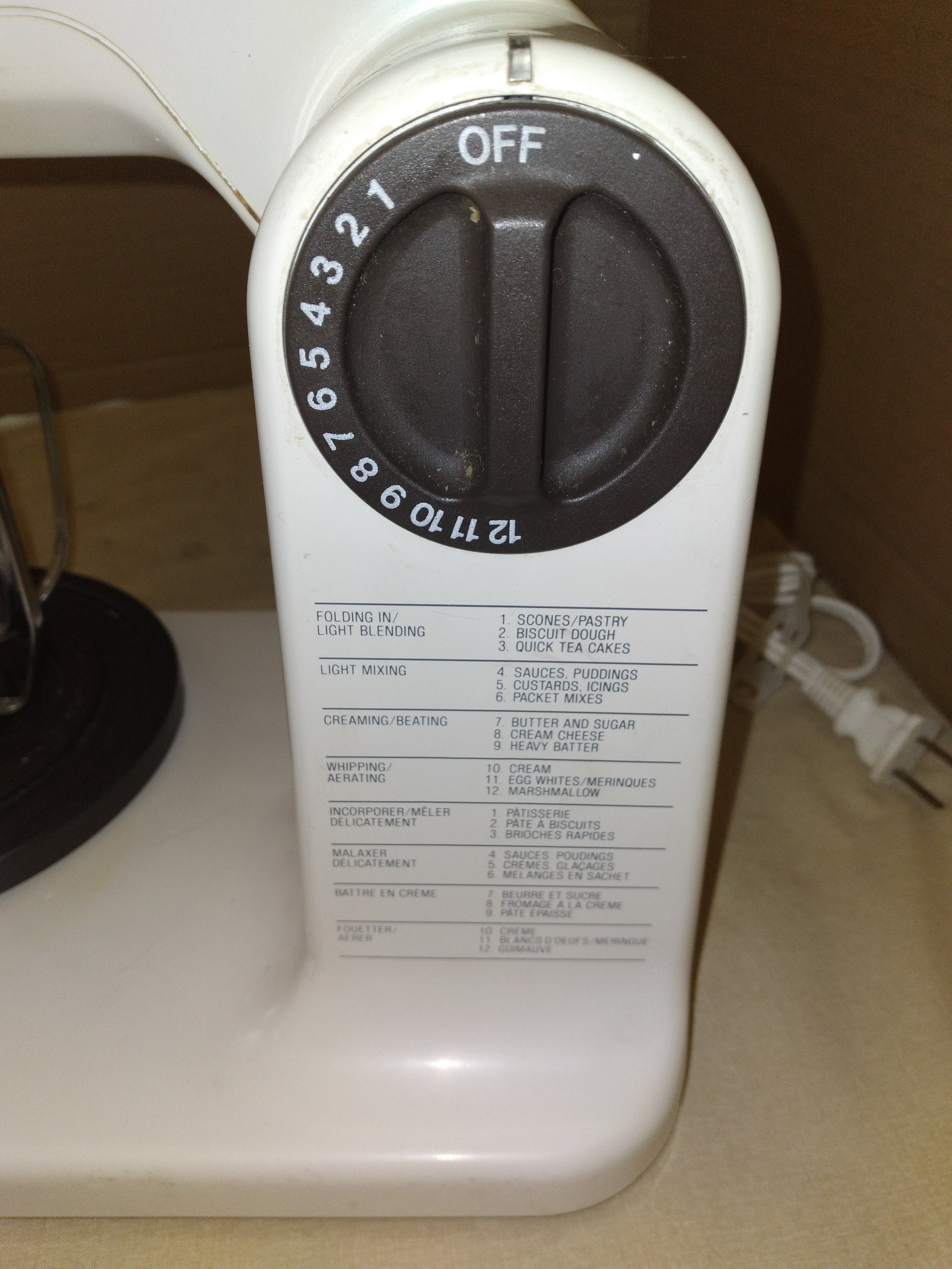 Sunbeam Mixmaster Stand Mixer IM-90, 12 Speed, Tested and Cleaned 3 ...