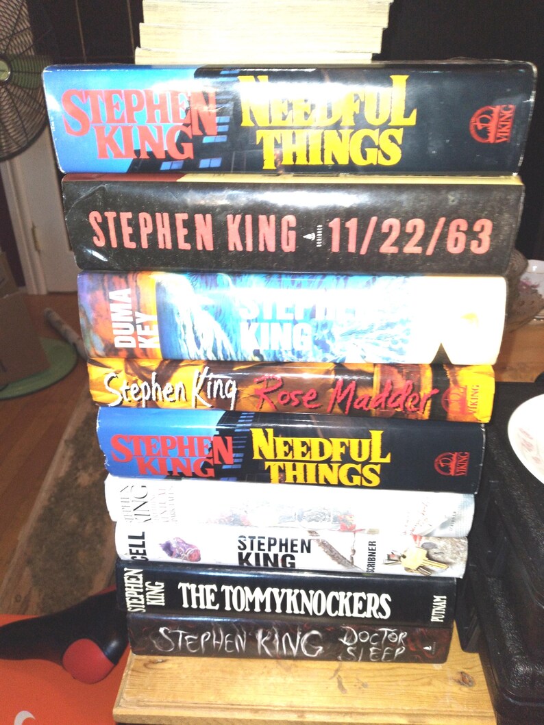 Large Lot of 13 Stephen King Hardcover Novel Collection With Dust ...