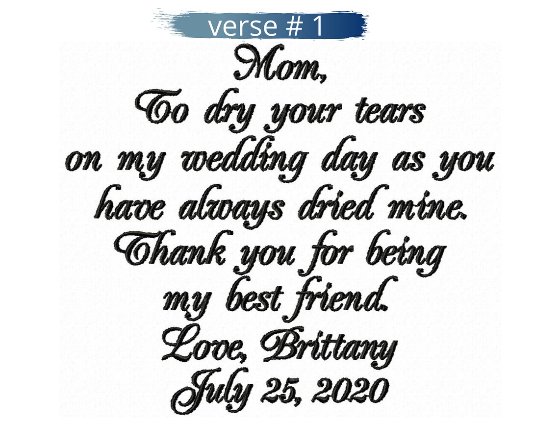 Personalized gift for mother of the bride Mom Wedding | Etsy