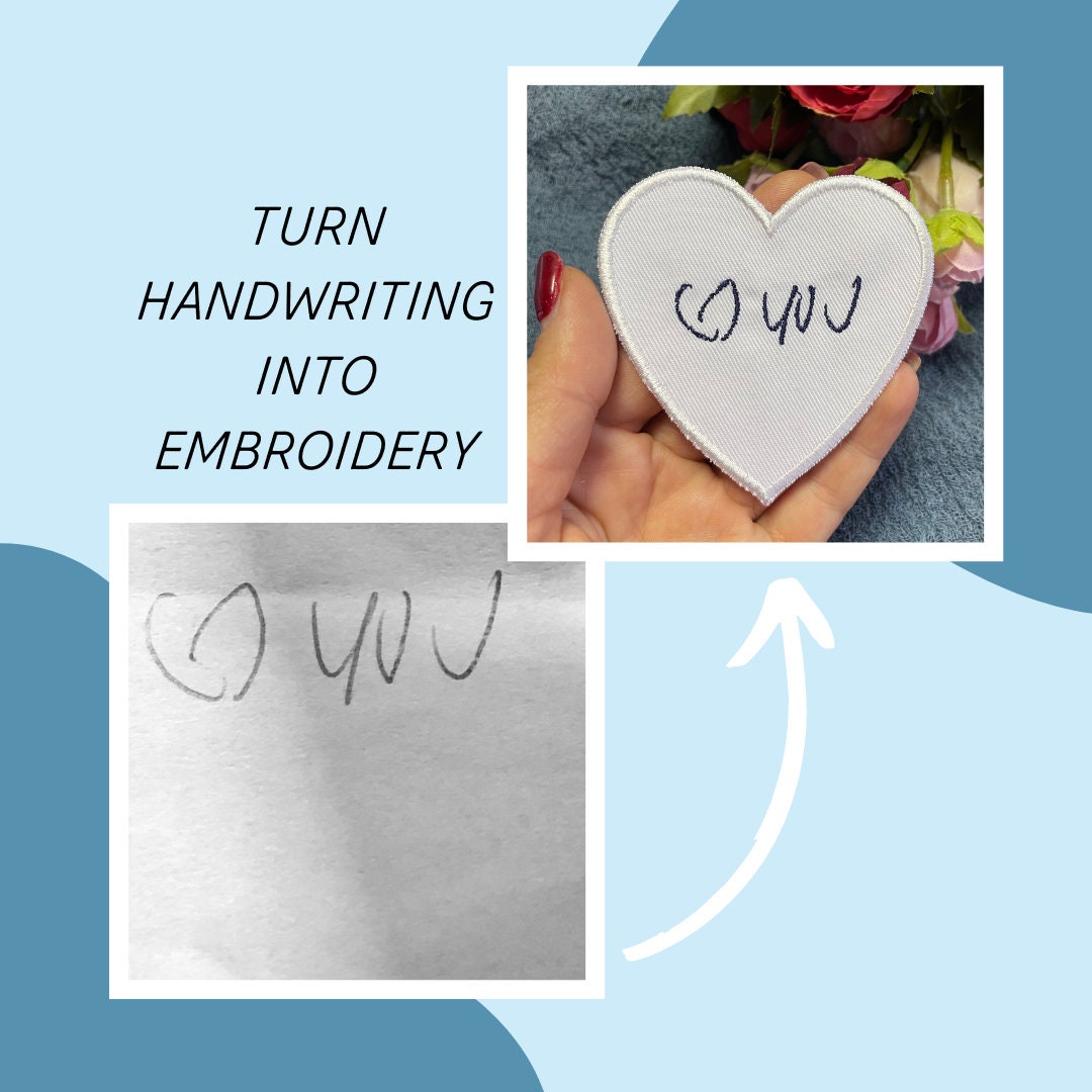 Handwriting Embroidered Groom Tie Patch - Bride to Groom Gift - Boyfriend Gift - Wedding Future ...