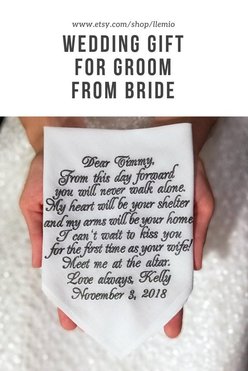 Groom Gift From Bride Fiance Gift for Him Future Husband Gift Wedding ...