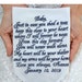 Father of the Bride Card, Wedding Party Card, Father of the Bride Poem ...