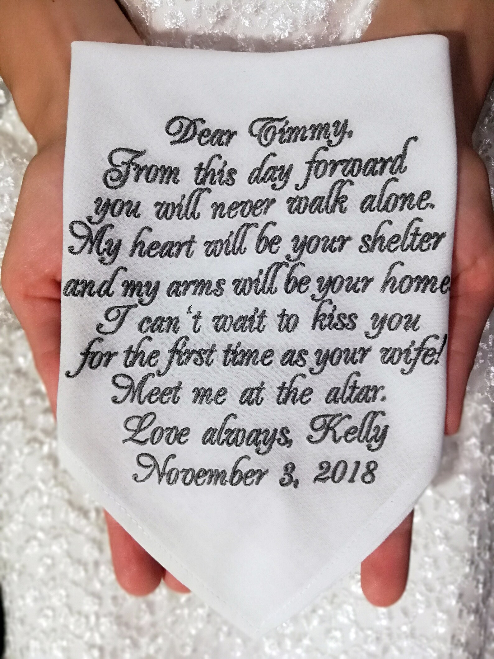 Wedding Gift for Groom From Bride Personalized Embroidered - Etsy