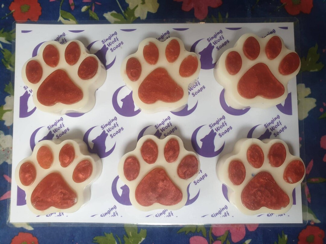 Shea Butter Paw Soaps, Handmade Soap for Animal Lovers, Vegan Soap ...