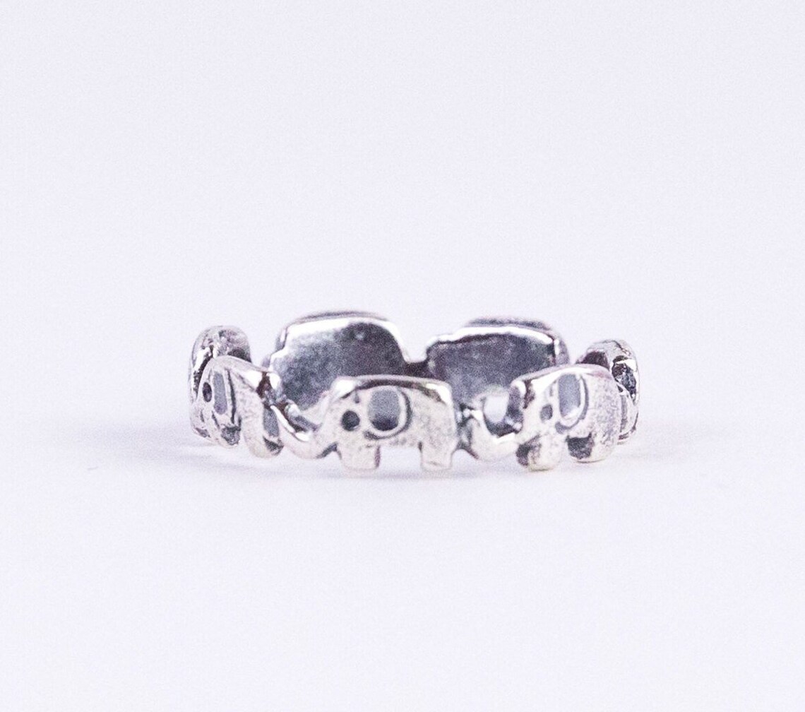 Elephants, Elephant Ring, Sterling Silver, Lucky, Friendship Ring ...