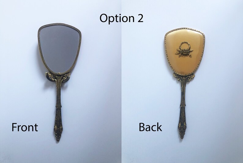 Commission Painting on Vintage Hand Mirrors Custom Art Piece | Etsy