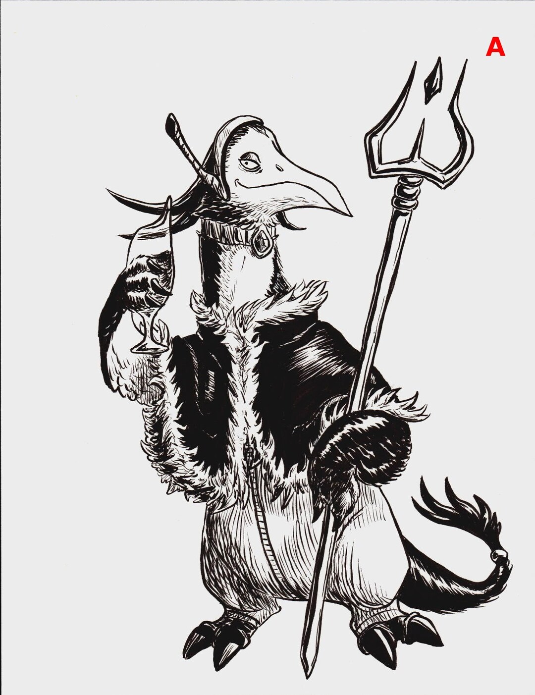 Fantasy RPG Creatures, Monsters, and Characters - Original Ink Drawings ...