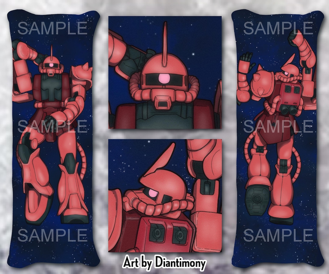 Red Comet's Zaku II MSG Dakimakura Pillowcase - Etsy