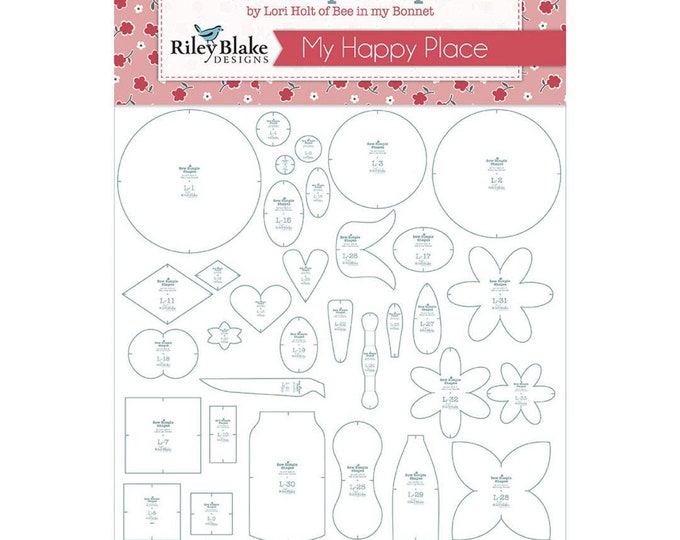 Sew Simple Shapes Templates My Happy Place Lori Holt for Riley Blake - Etsy