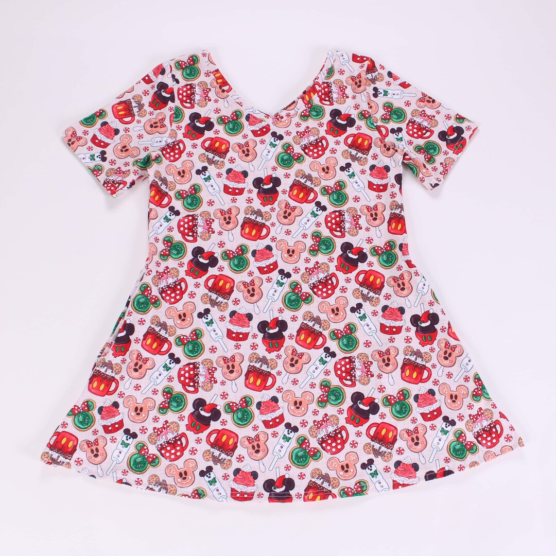 Christmas Tunic Top Disney Snacks Print Tunic Length Top. Regular and ...